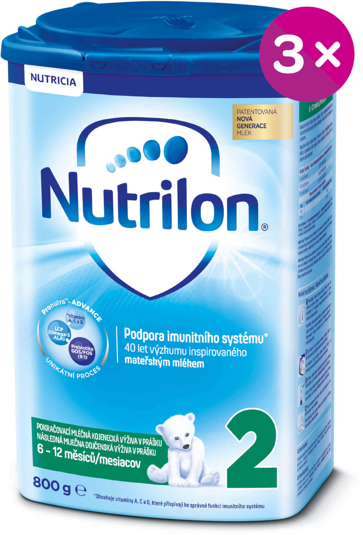 Nutricia NUTRILON 2 (800g) - kojenecké mléko - Nutricia Nutrilon 2 800 ...