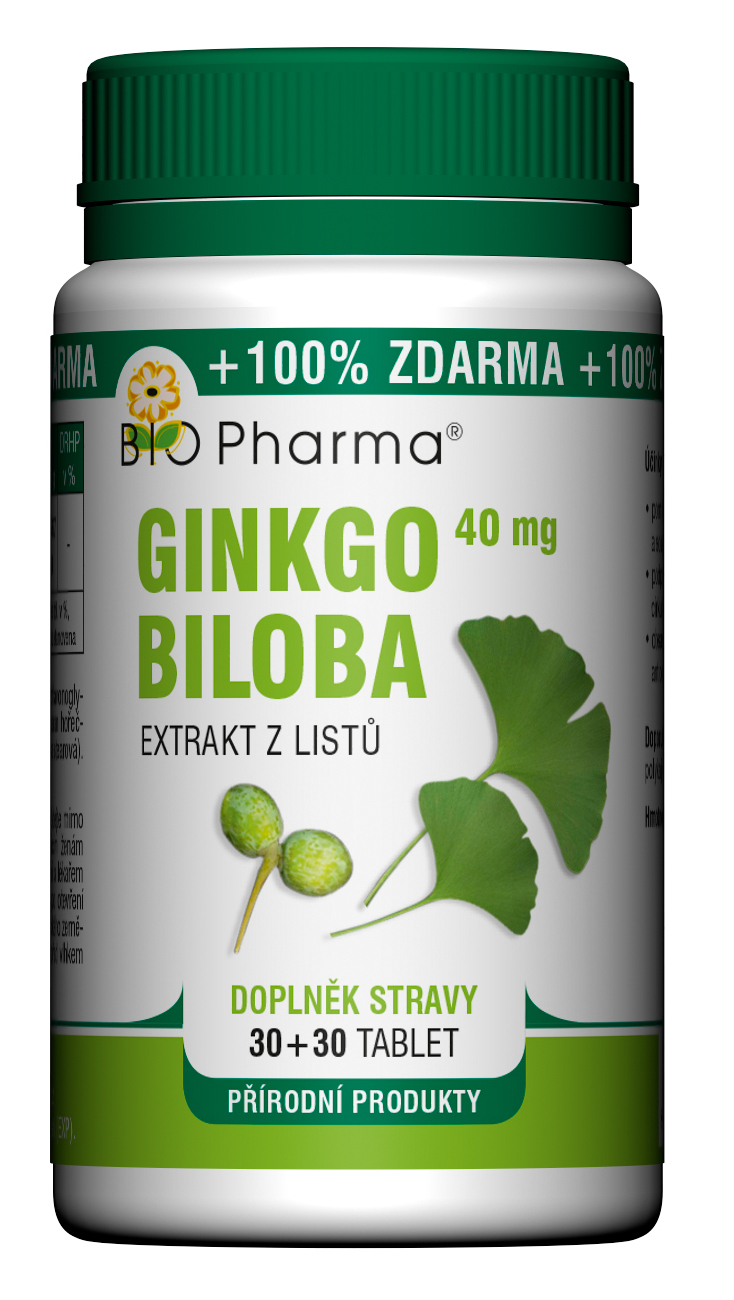 BIO Pharma Ginkgo biloba - Vyléčíme.cz